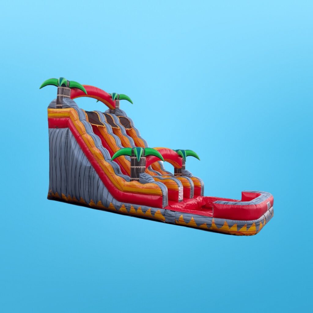 18 ft Double lane Waterslides - FranKidsJump