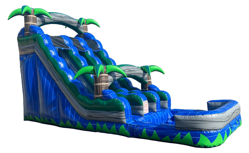 Double Line Water Slide 18Ft - FranKidsJump